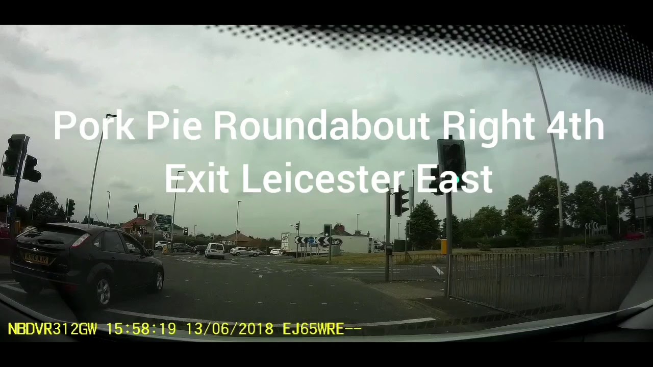 Pork Pie Roundabout Right 4th Exit Leicester East - YouTube