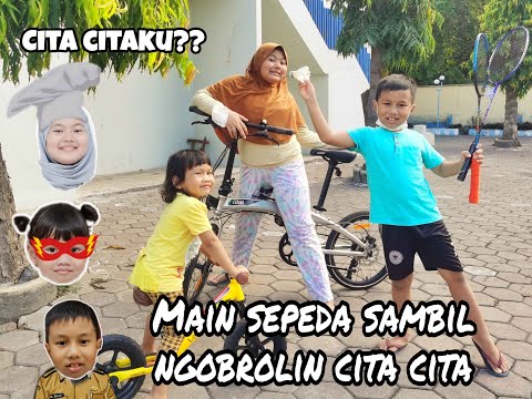 MAIN SEPEDA DIDEPAN RUMAH