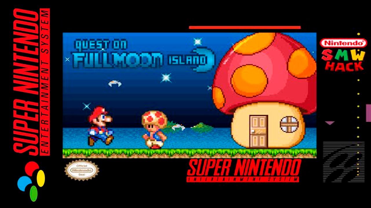 🛑SUPER MARIO WORLD HACK: QUEST ON FULL MOON ISLAND - YouTube