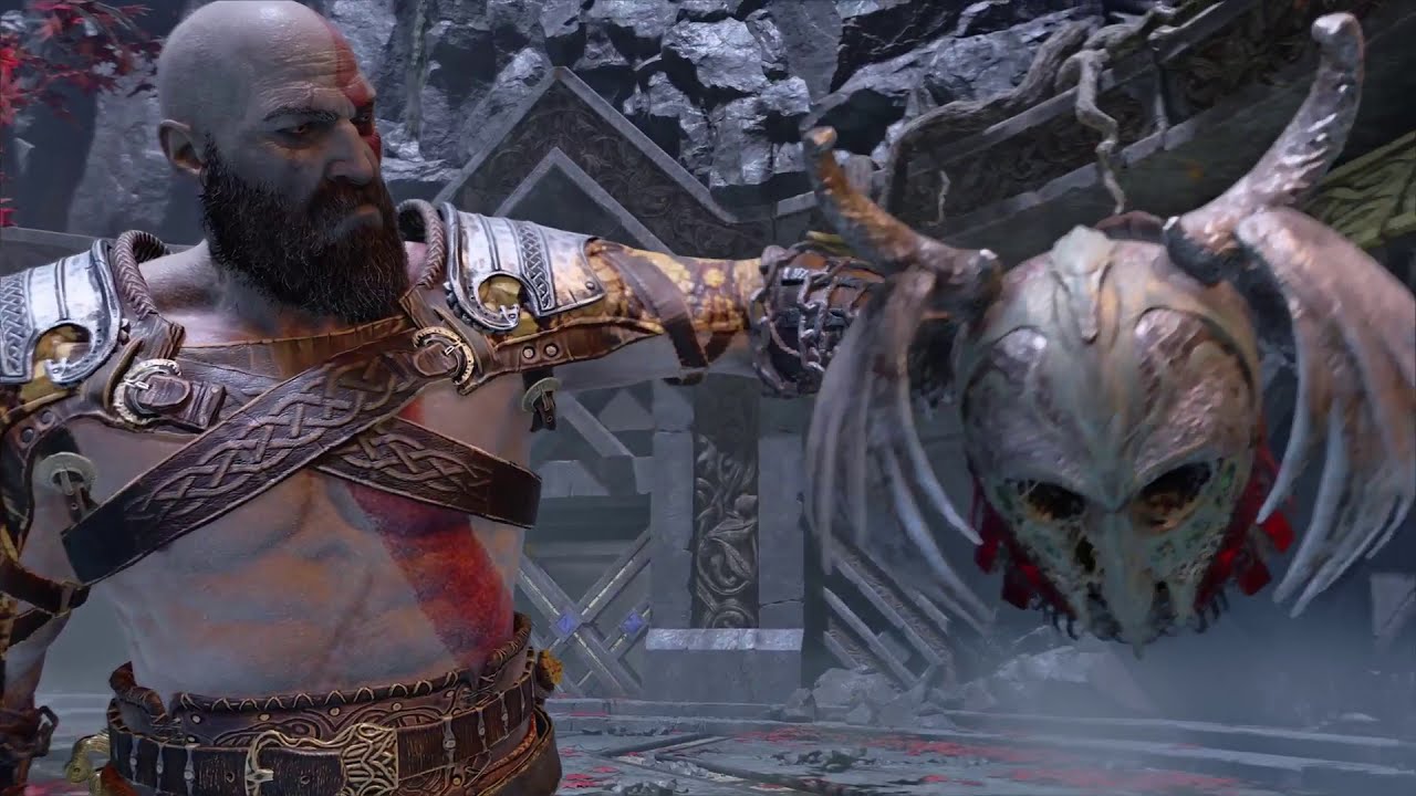 god of war 4,valkyrie (geirdriful) boss fight.... - YouTube
