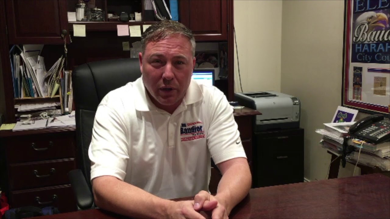 Tim Baudier talks about his candidacy for Harahan mayor - YouTube