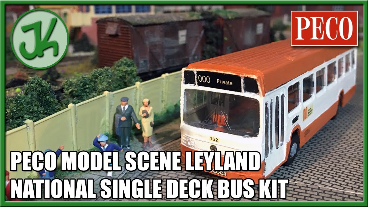 Peco Model Scene Leyland National Single Deck Bus kit - Build and ...