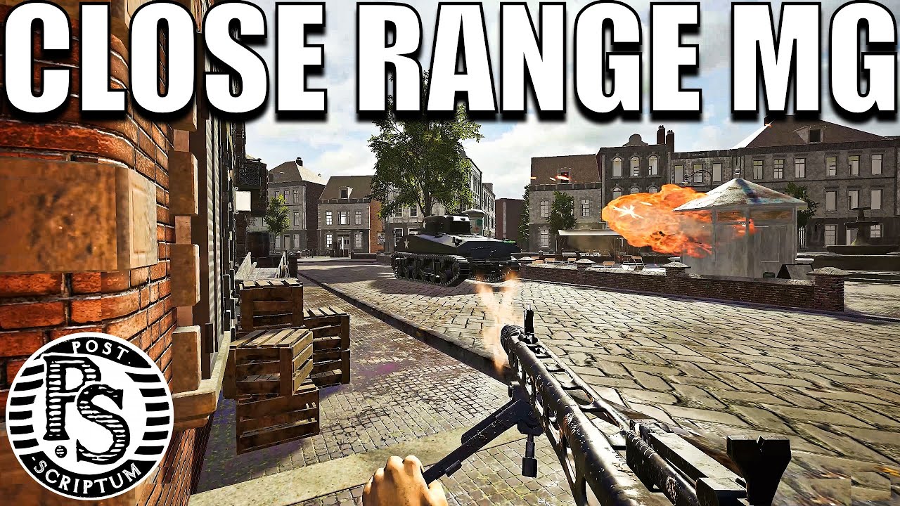Machine Gunner Close Range Fight in Post Scriptum - YouTube