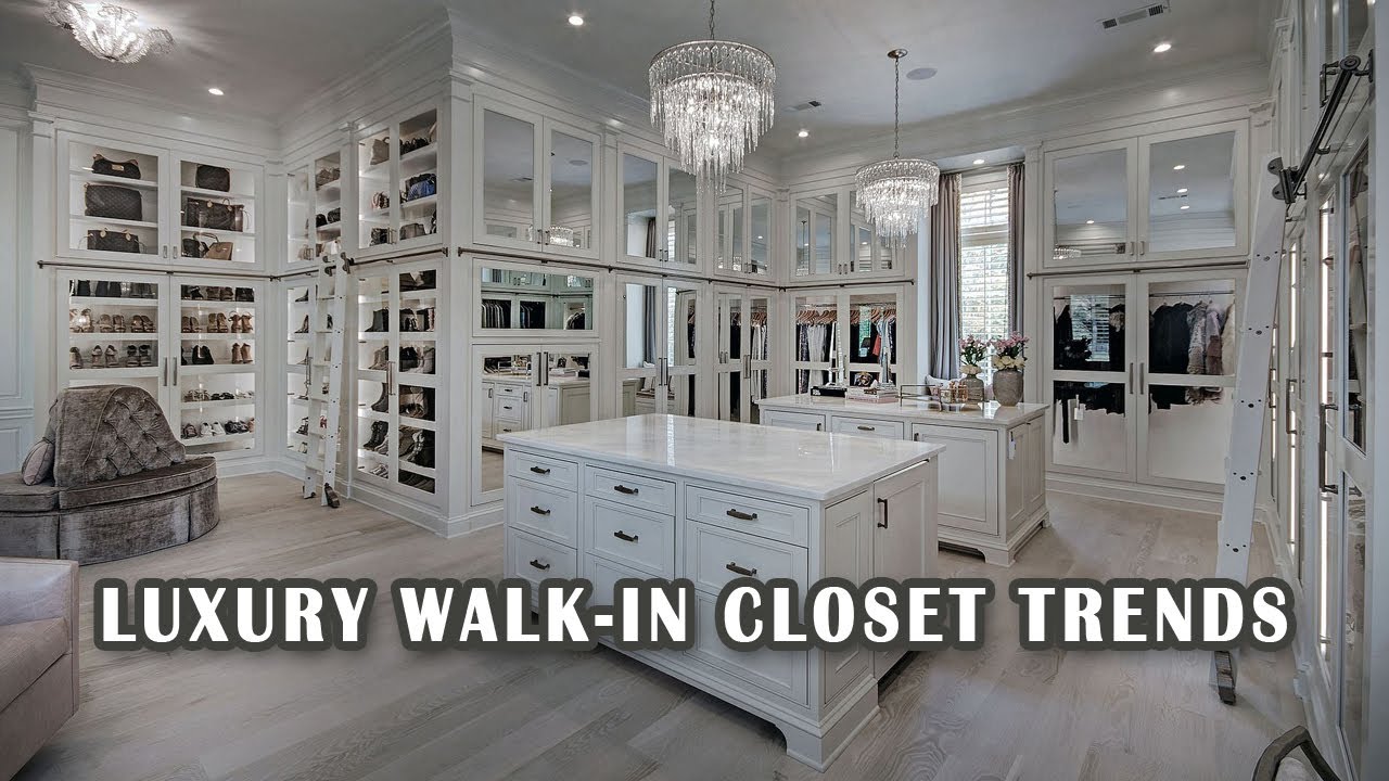 Luxury Walk In Closet Ideas and Trends 2024 | Glamour Dressing Room Ideas & Trends 2024 - YouTube
