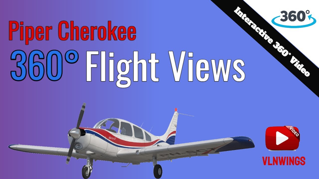 Piper Cherokee 360° Flight Footage | GoPro Max - You Control The View ...