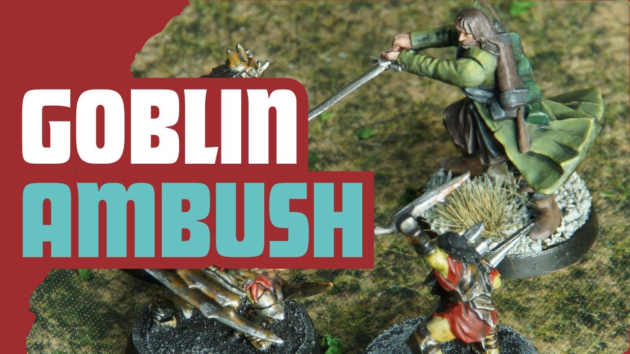 MESBG Battle Report - Goblin Ambush - Magazine 1 - YouTube