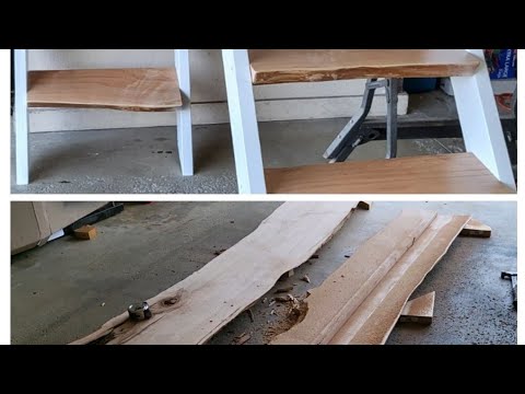 Live Edge - Cabin Loft Stairs - YouTube