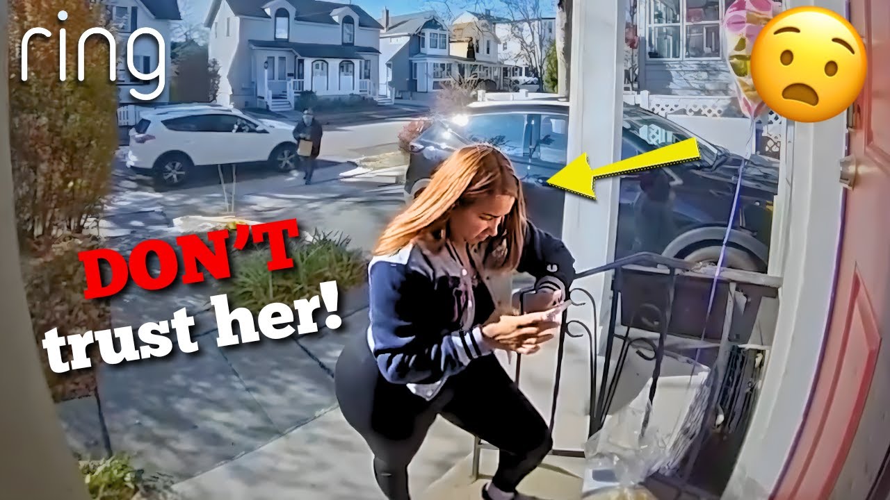 Don’t Open the Door to Strangers! (Caught On Ring Doorbell) - YouTube