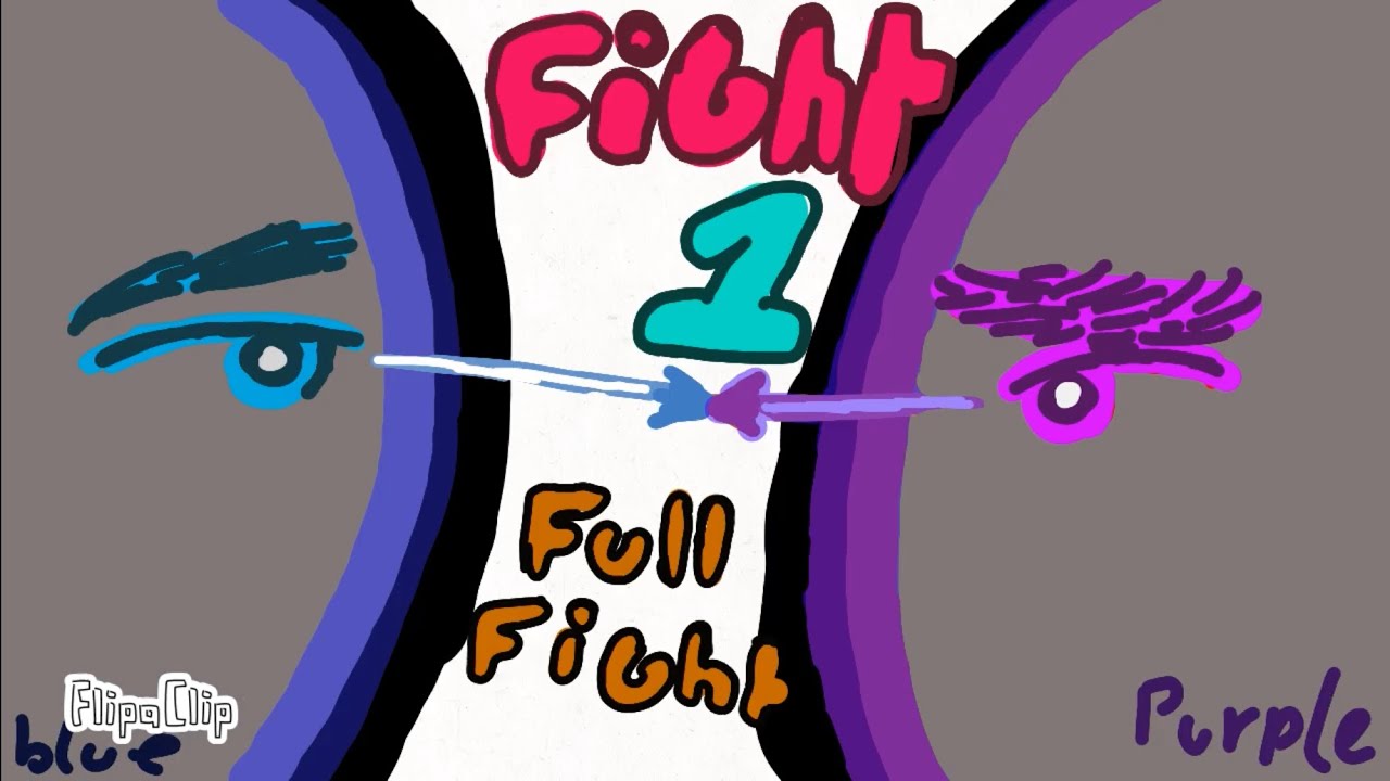 Ep 1 purple vs blue #stickman #fight - YouTube