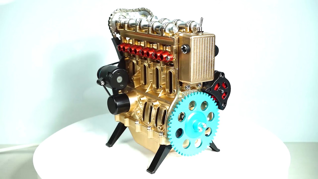 4 Cylinder Car Engine Assembly Kit - YouTube