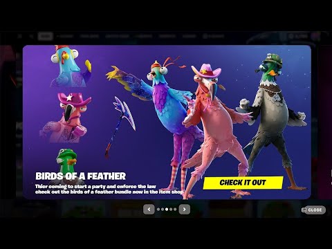 Fortnite NEW Birds of a feather bundle - YouTube