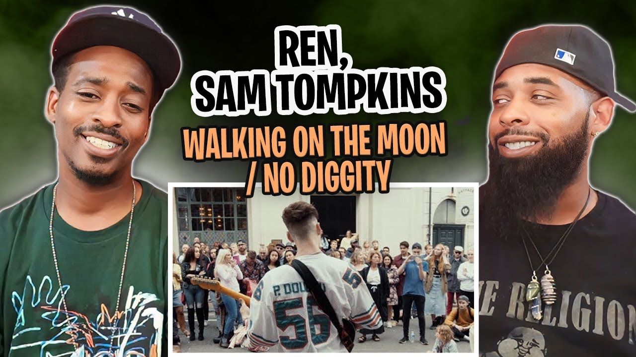 AMERICAN RAPPER REACTS TO-Ren & Sam Tompkins - Walking On The Moon / No ...