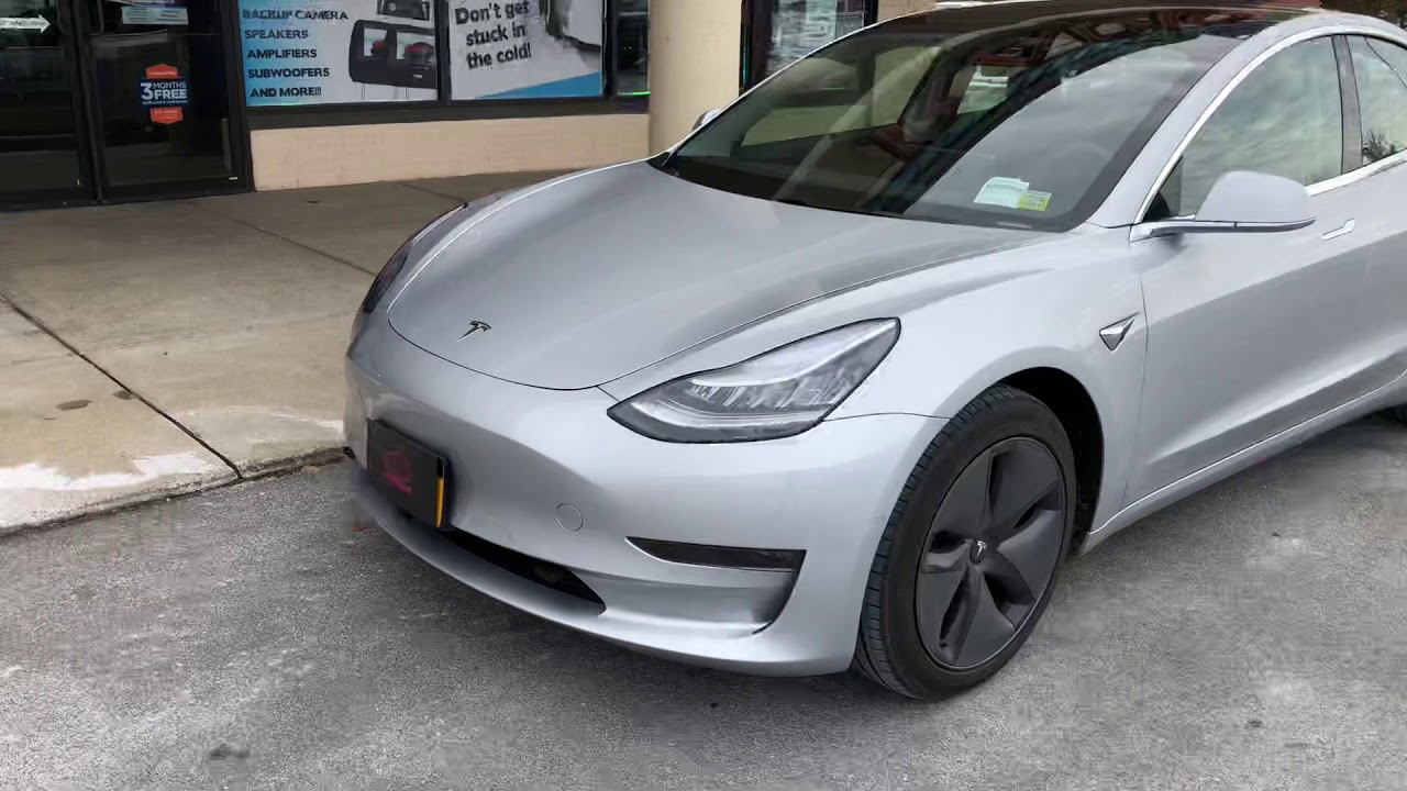 2018 Tesla model 3 in for Radenso RC M radar & laser detector ...