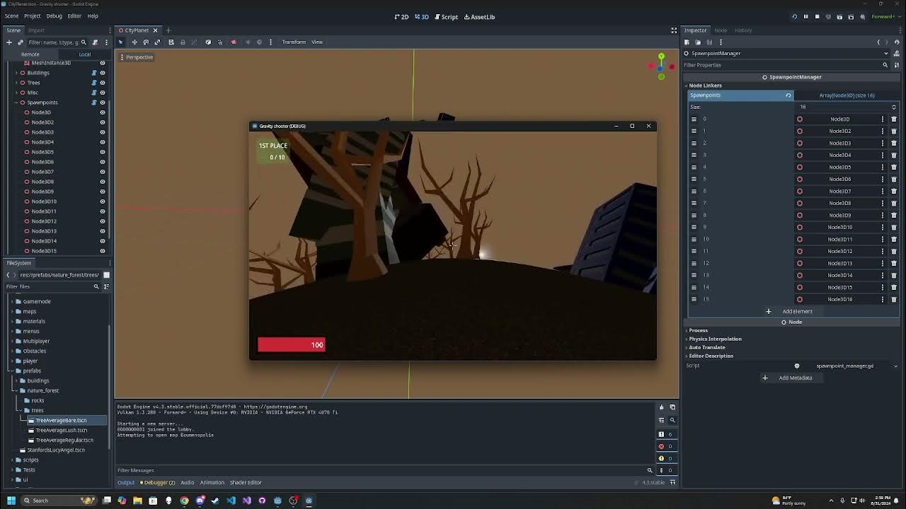 gravity shooter devlog 5 - made another map - YouTube