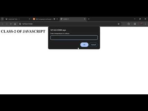 Temperature Converter | JavaScript Practice - YouTube