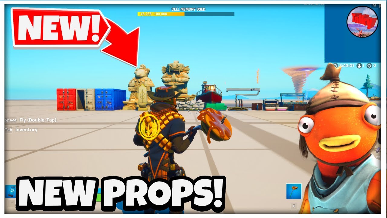 New unreleased props in Fortnite creative! (Giving away) - YouTube