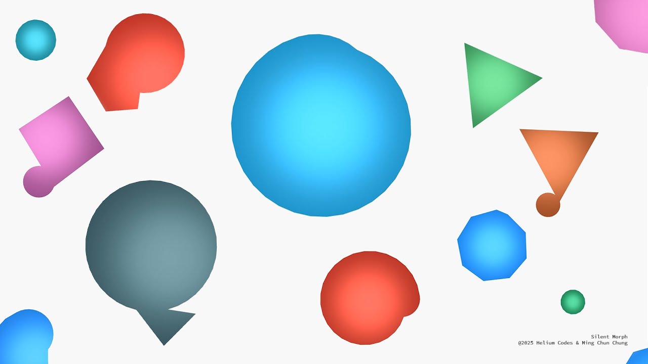 Silent Morph. Digital Art animation. Calming & Healing VFX.Mindful ...