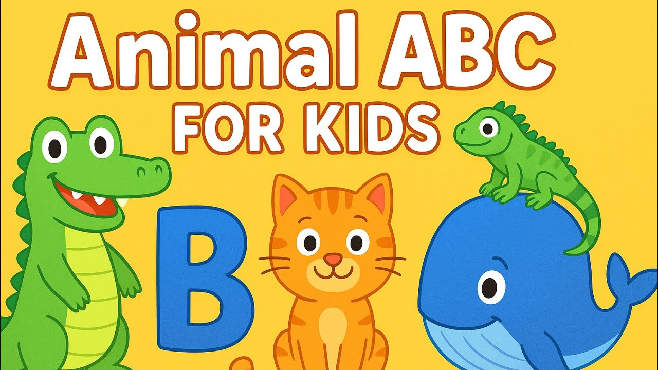 🐾 Animal ABC for Kids | Learn Alphabet A-Z with Animals | Fun Preschool ...