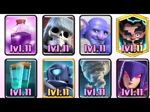 Clash Royale Barrels O' Fun Event Defeating 4.1 Elixir Giant Skeleton ...