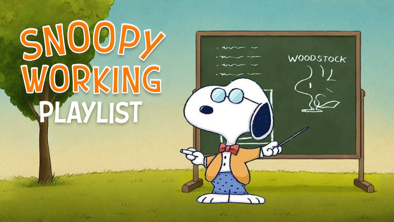 [Playlist] Learning Made Easy with Snoopy 📘🎶 Jazz Playlist to Focus ...