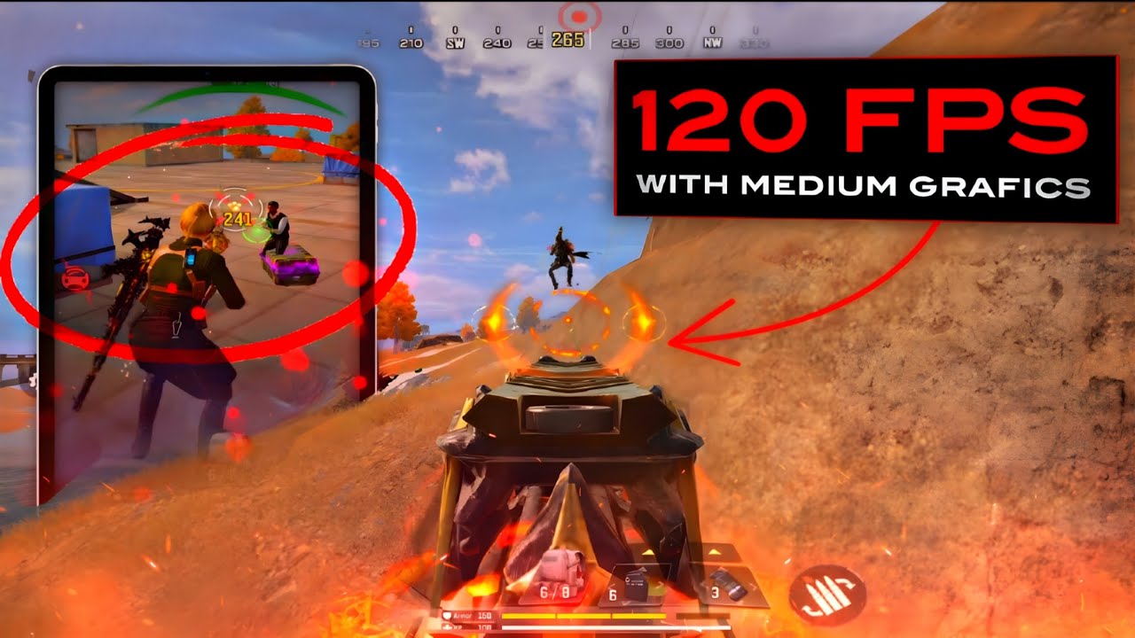 IPAD PRO M2 (MEDIUM GRAPHICS + 120FPS) GAMEPLAY | 6 FINGER CLAW | CODM ...