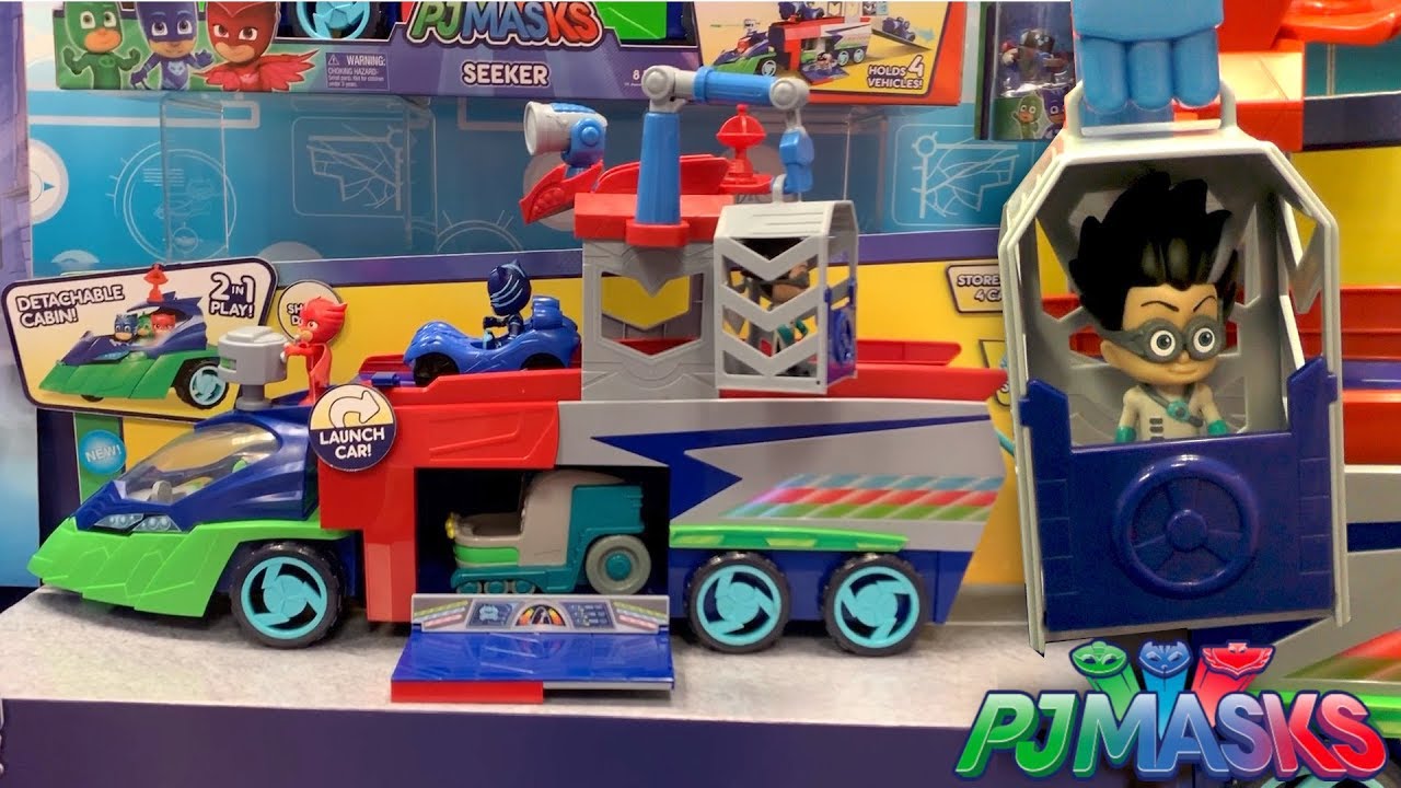 PJ Masks Seeker Huge Truck Found By Mom - YouTube