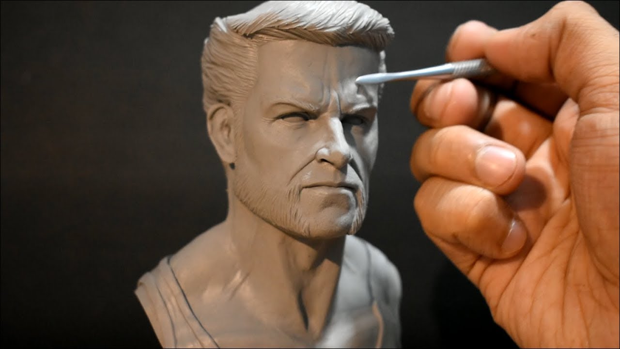 Sculpting Wolverine - YouTube