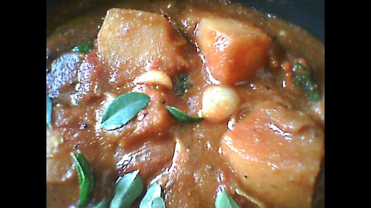 pumpkin stew (Gummadi kaya pulusu) dappalam - YouTube