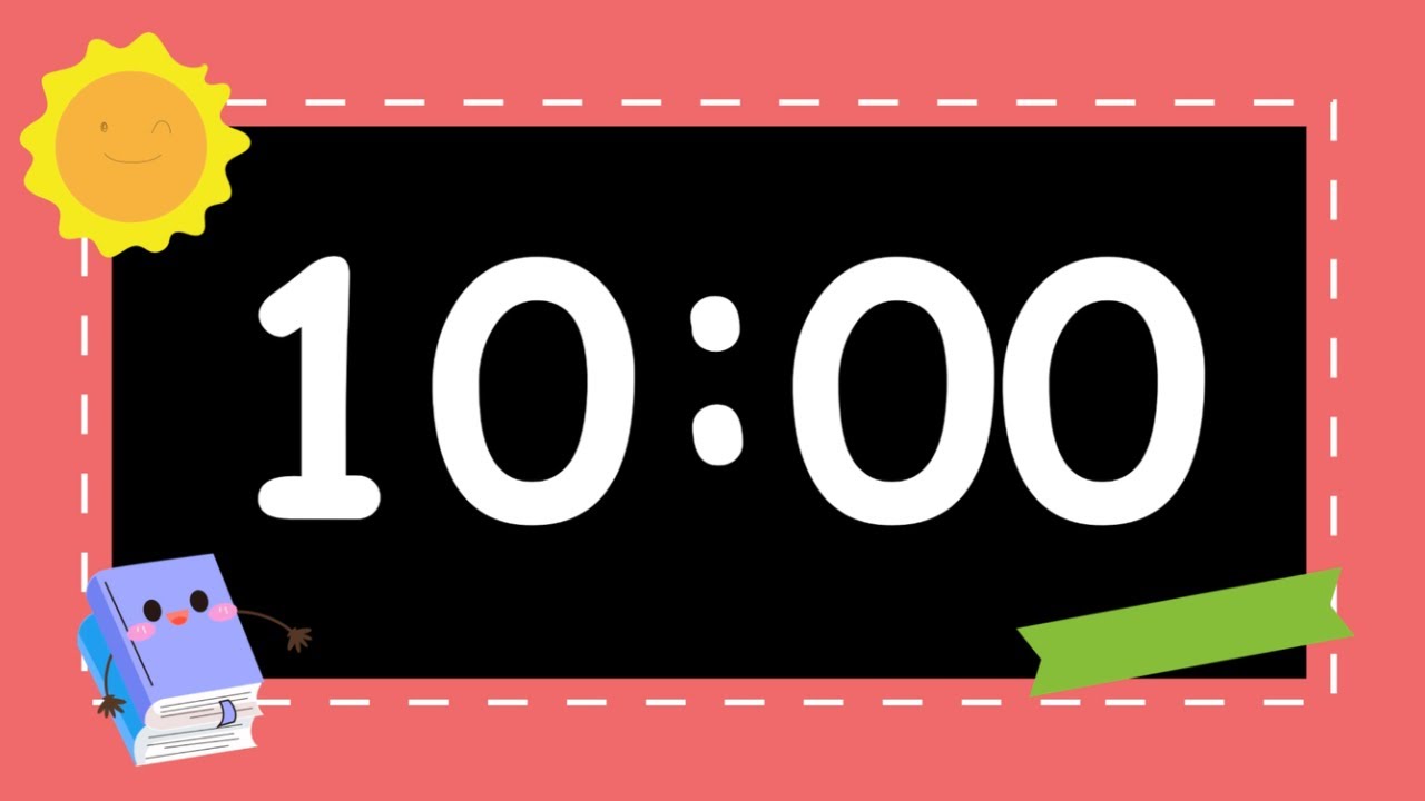 10 minute back to school timer with music! - YouTube