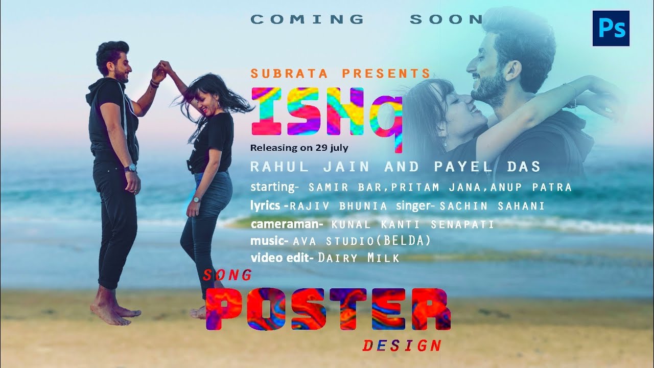 Unleash Your Creativity with Song Poster Design in Photoshop - YouTube