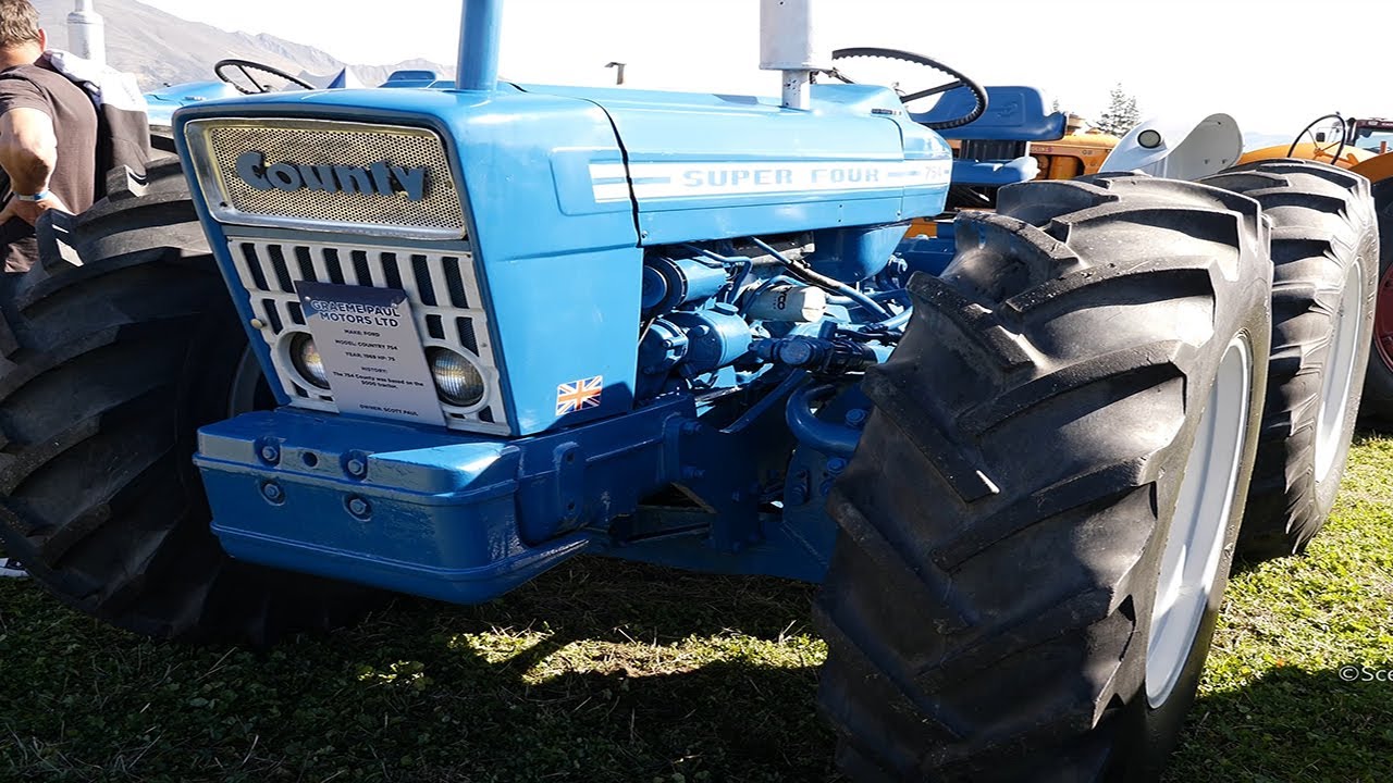 1969 Ford County 754 Tractor in Wanaka - YouTube