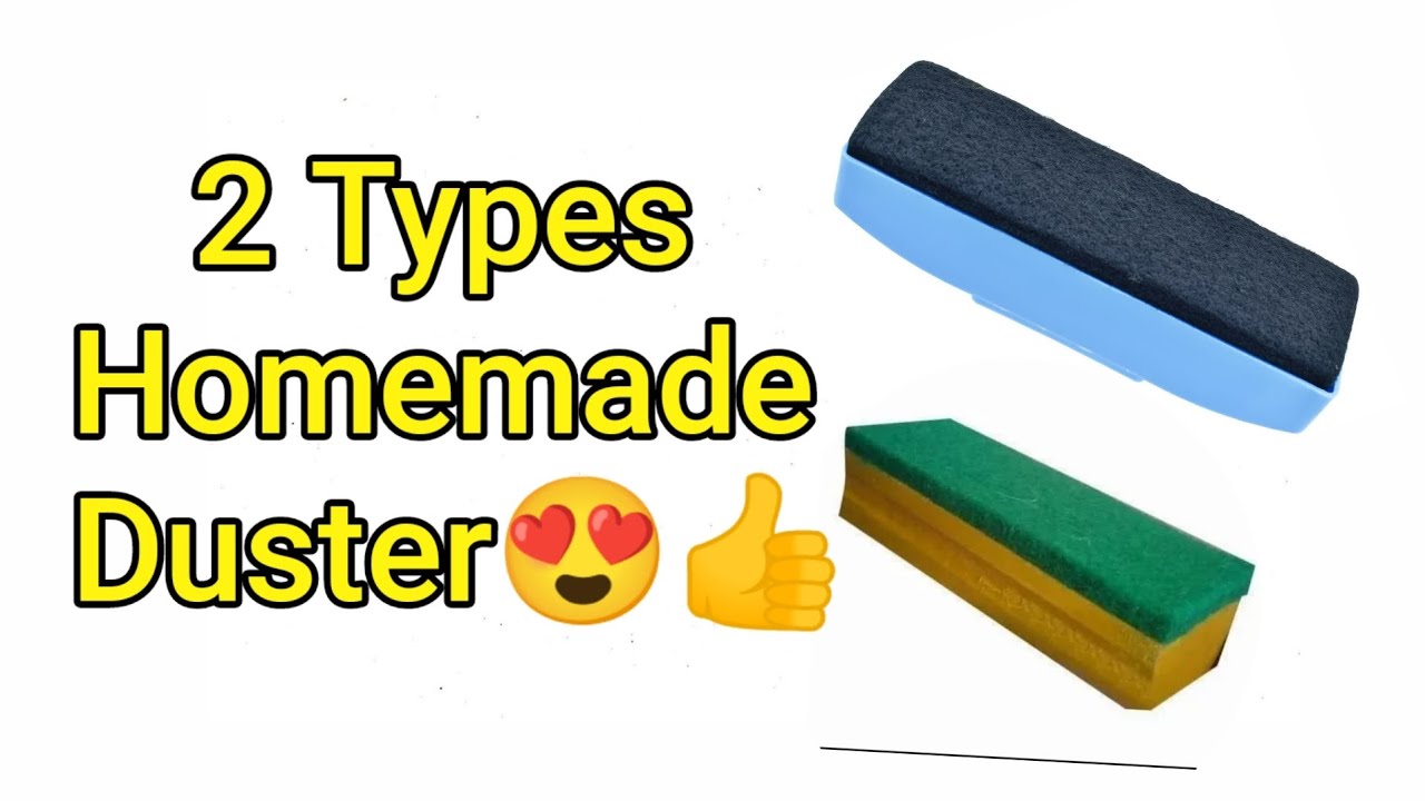 How to make Whiteboard Duster 😍 || DIY Duster With Sponge|| Diy Wooden ...
