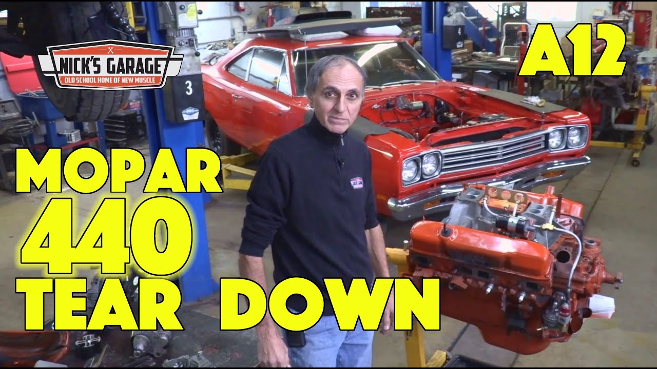 RARE A12 MOPAR 440 Tear Down - Nick's Summer Film Festival Part 5 - YouTube