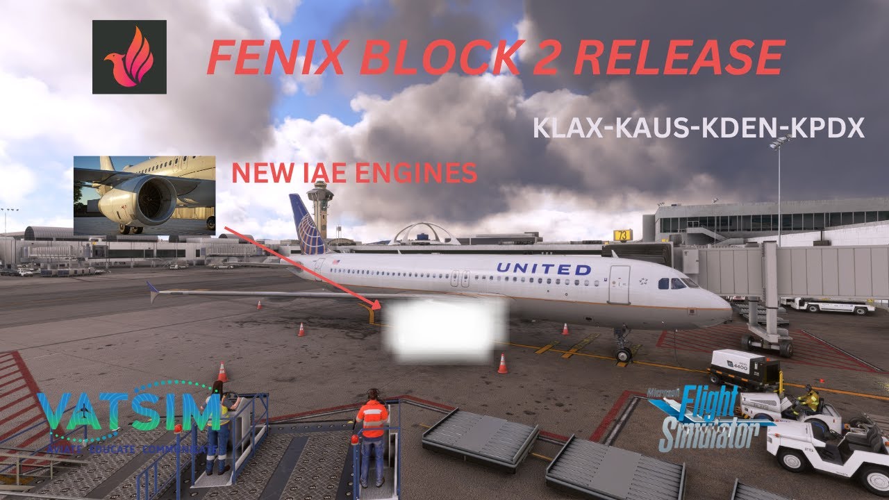FENIX BLOCK 2 RELEASE DAY| KLAX KAUS KDEN | VATSIM - YouTube