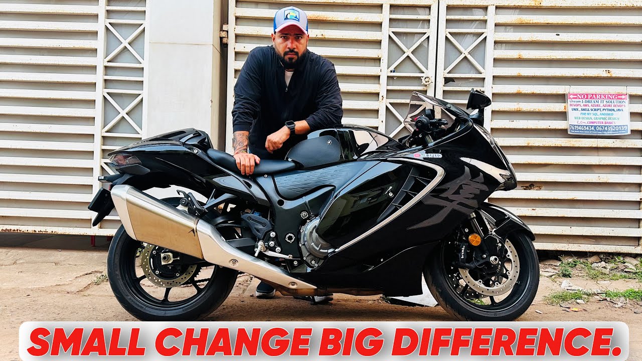 SMALL CHANGE BIG DIFFERENCE | SUZUKI HAYABUSA | MRSPEED - YouTube