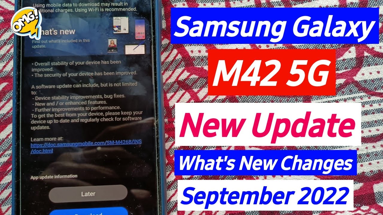 Samsung Galaxy M42 5G New Update September 2022 | Samsung M42 New ...