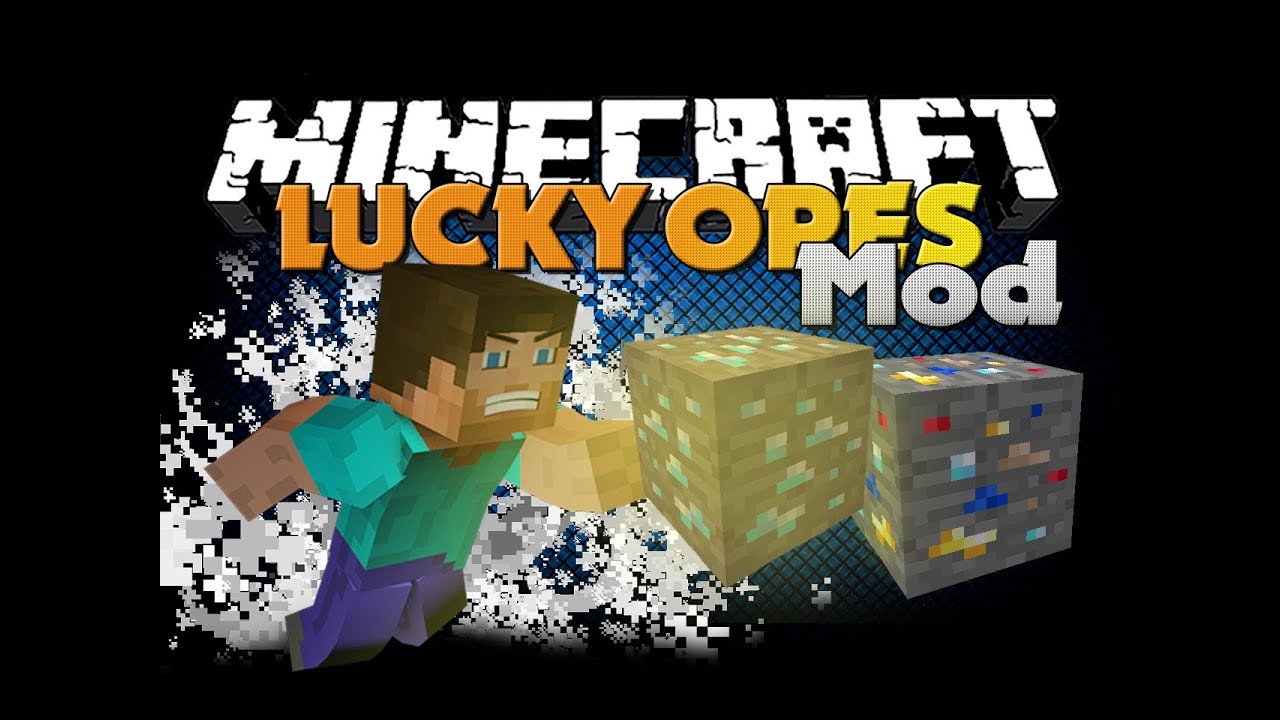 Minecraft Mod - Lucky Ore Mod - New Ore and Luck - YouTube