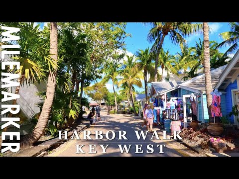 [4K] KEY WEST Harbor - Key West, Florida - 4K Relaxing Scenic Walking ...