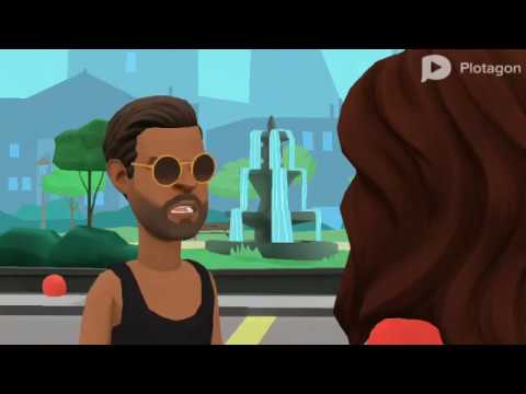 Love story video Animated by Plotagon {Animated Cartoon} - YouTube