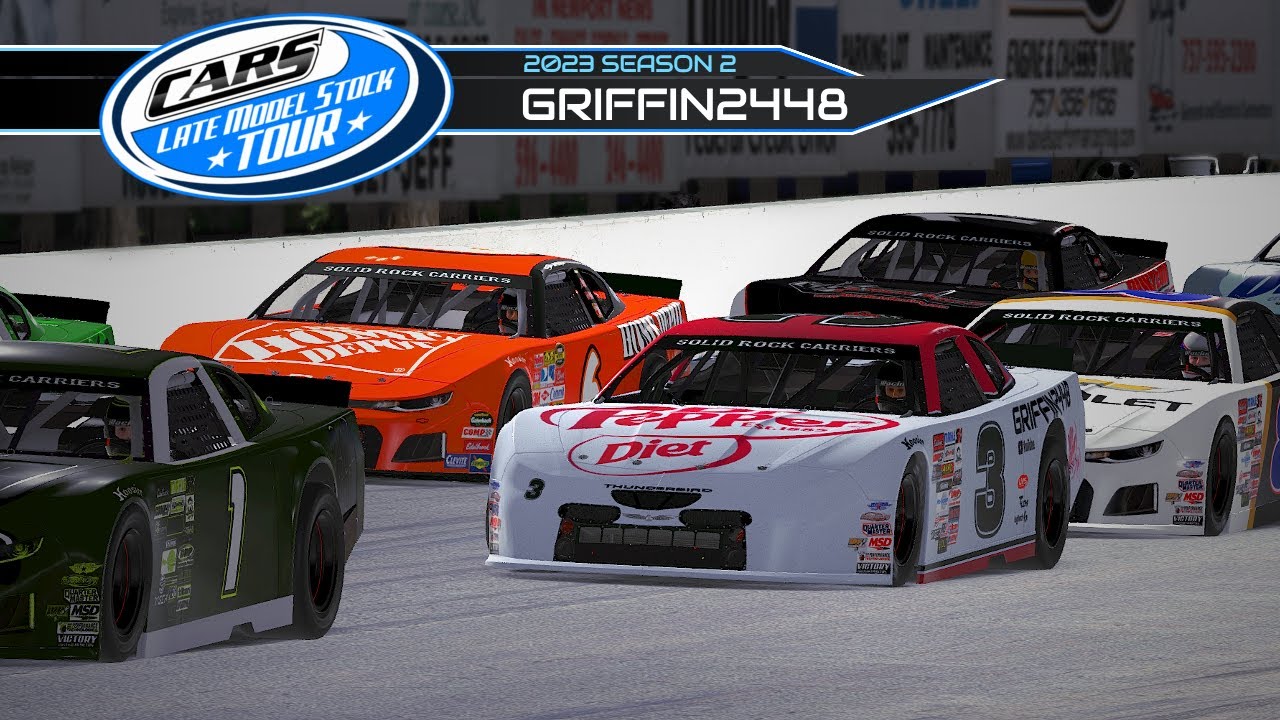 fun place to race - iRacing Late Model Stock Fixed at Langley - YouTube