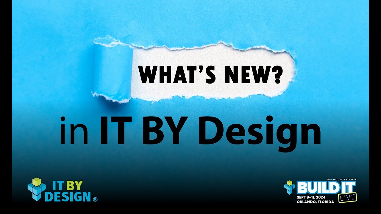 What's New @ IT BY Design - YouTube
