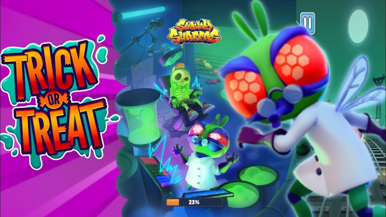 Subway surfers Trick Or treat Haunted Hood : Dr. Flyman ll New Game ...