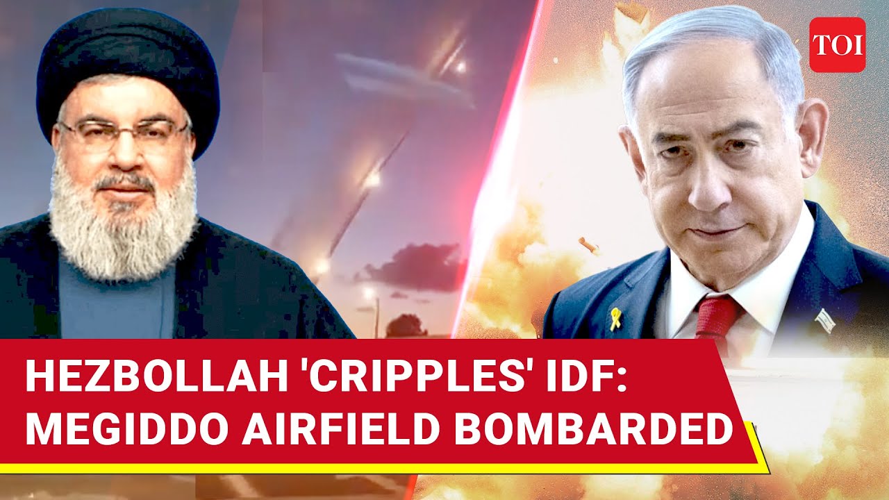 6 Attacks In 60 Mins: Hezbollah's Fadi Missiles Burn 2 IDF Bases In ...