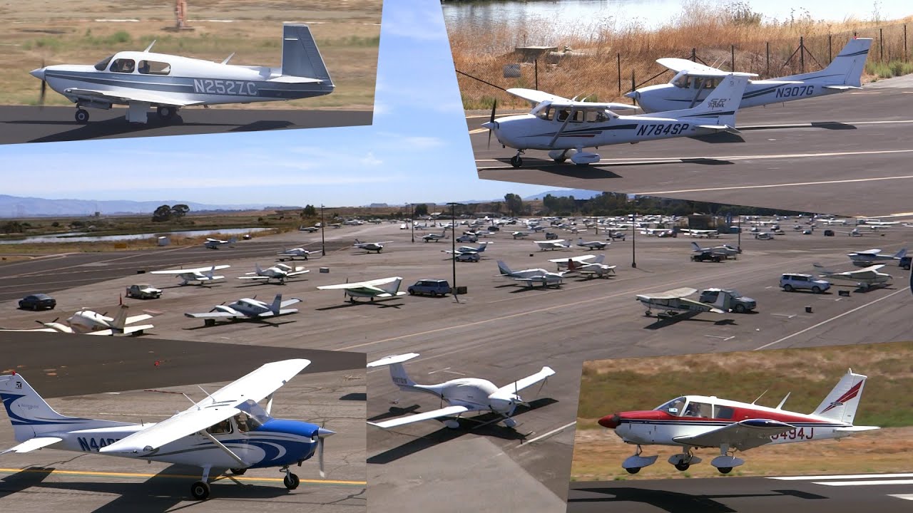 HD Palo Alto Airport Tower Spotting - YouTube