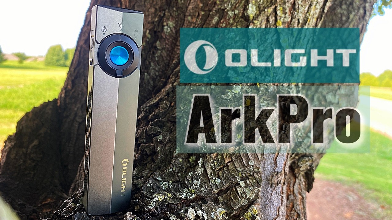 The Best Yet -Olight ArkPro - Silver Graphite (CW) - YouTube