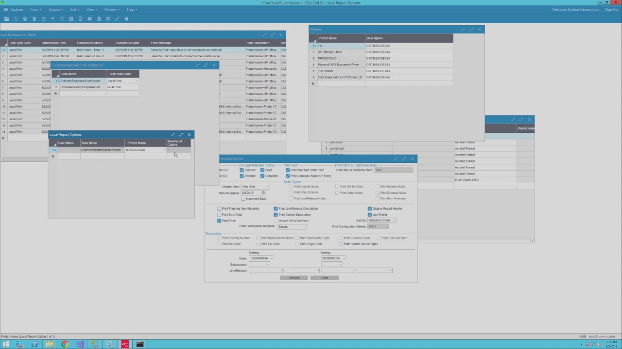 PrintX Cloud Print Utility for Infor CloudSuite Industrial (SyteLine ...