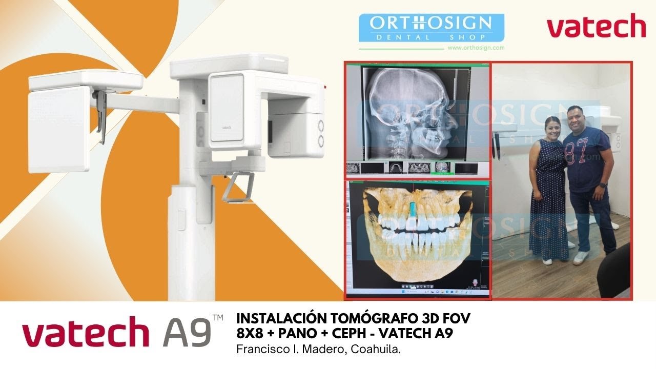 🦷 Instalación de Rayos X Dental 3D Tomógrafo, Panorámico y Lateral Digital A9 RC Vatech - YouTube