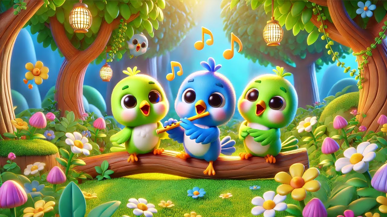 Có Con Chim Vàng Khuyên Nhỏ - Nhạc Thiếu Nhi Vui Nhộn 4K - Con Chim Non ...