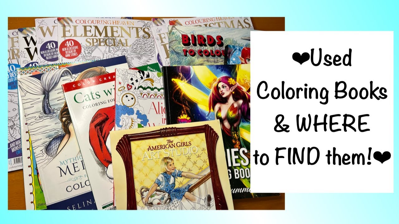 Tip to Grow Your Adult Coloring Book Collection! - YouTube