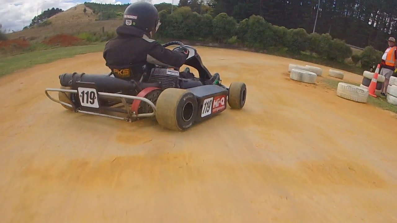Franklin dirt kart club champs. KT100 R2. great battle with Brad Lane ...